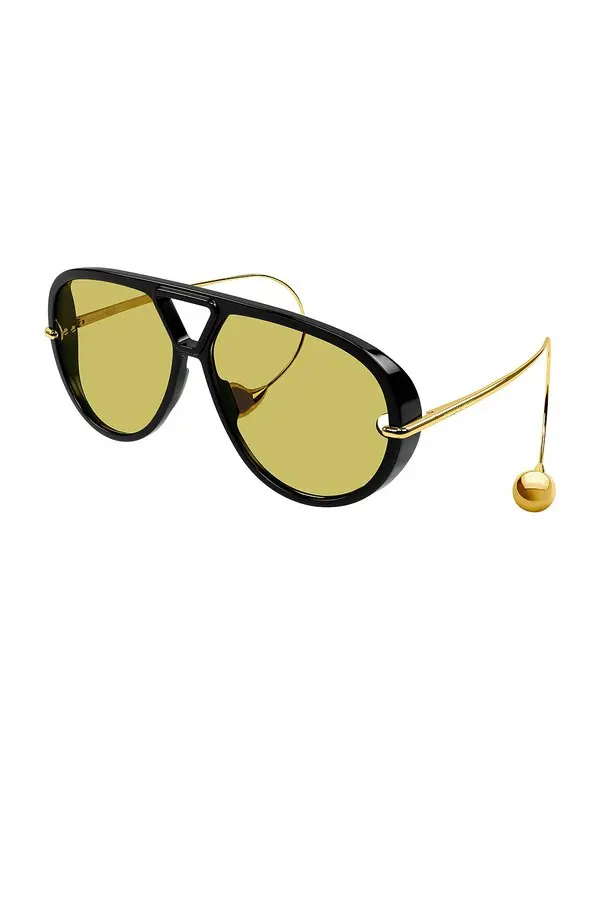 Bottega Veneta Pilot Drop Sunglasses