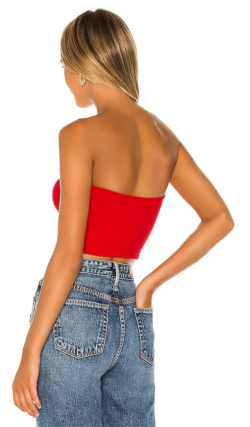 Susana Monaco Strapless Crop Top