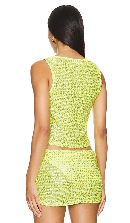 LOVERS AND FRIENDS Sequin Sleeveless Top