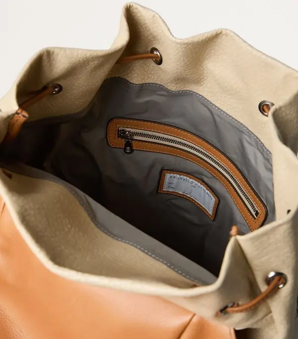 Brunello Cucinelli Leather Backpack