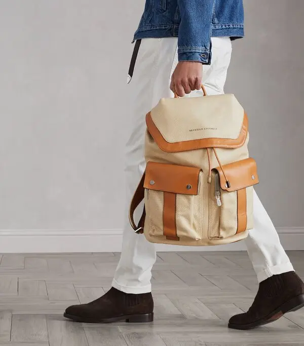 Brunello Cucinelli Leather Backpack