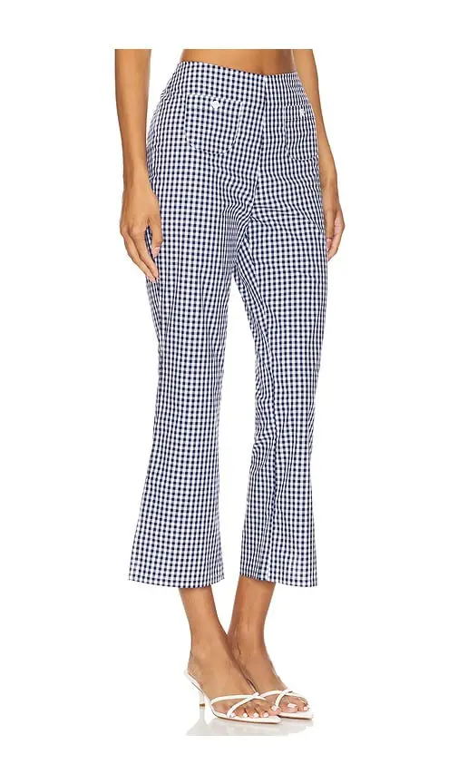 Frankies Bikinis Poplin Capri Pants