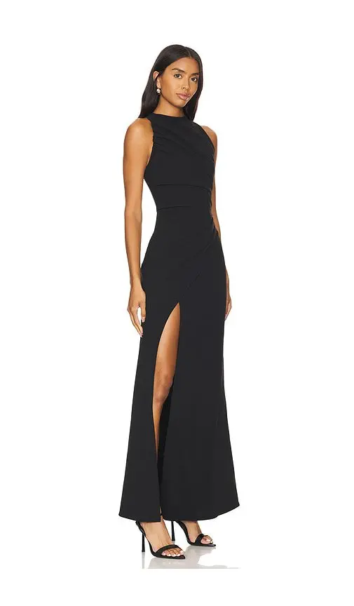 knee length dresses for ladies Elo Maxi Dress Jade – Hansen & Gretel main image 1
