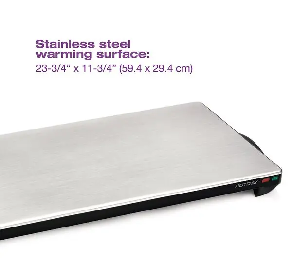 SALTON Cordless Large Warming Tray