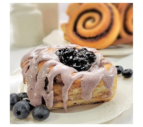 CINNAMOM BAKERY Individual Blueberry Cinna Mon Rolls - One-color