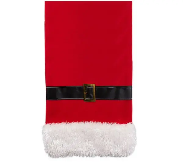 DESIGN IMPORTS Santa Belt Table Runner 14x72