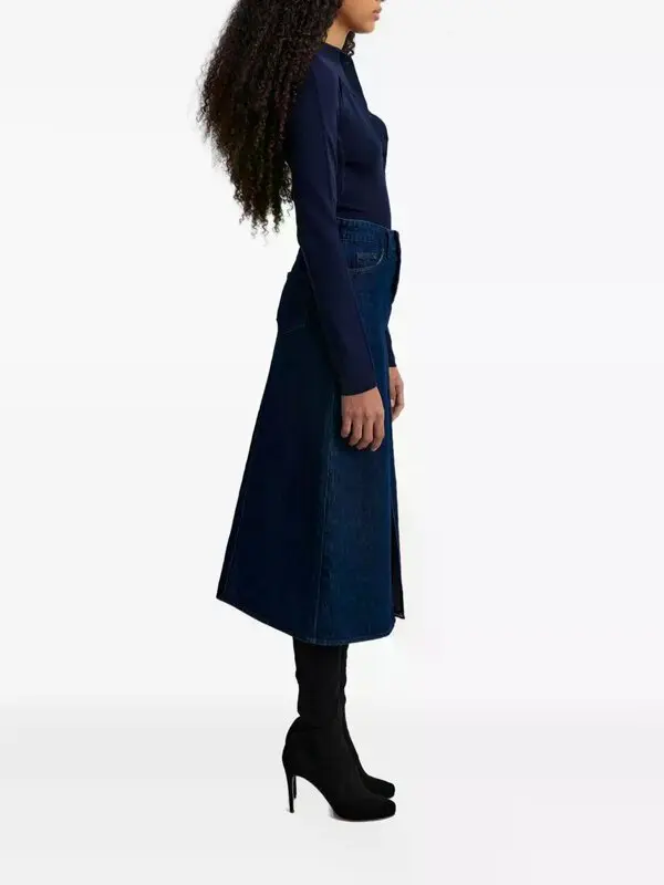 16Arlington Ille Denim Midi Skirt
