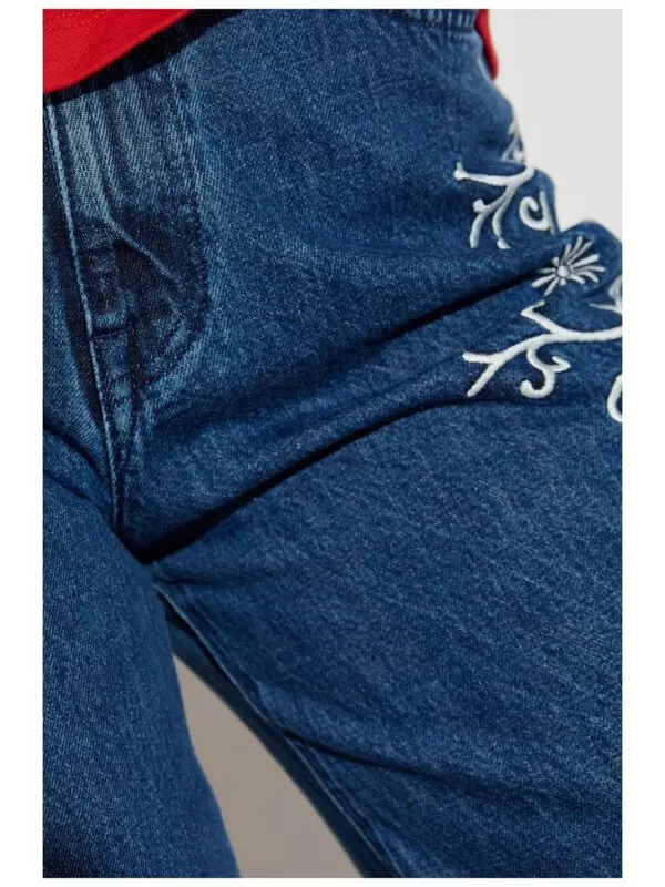 Kenzo Cotton Wide-leg Jeans