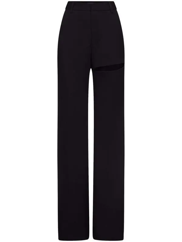 AREA Asymmetric Slit Trousers