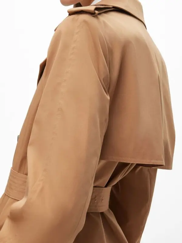 BOSS Belted Double-breasted Trench Coat