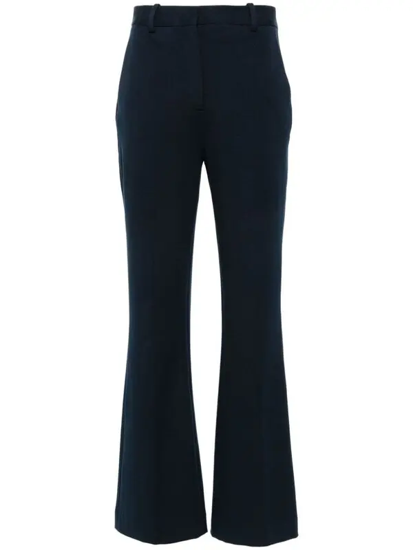 CIRCOLO 1901 Jersey Flared Trousers - Blue