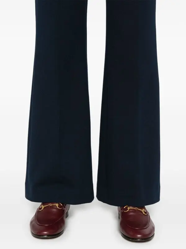 CIRCOLO 1901 Jersey Flared Trousers - Blue