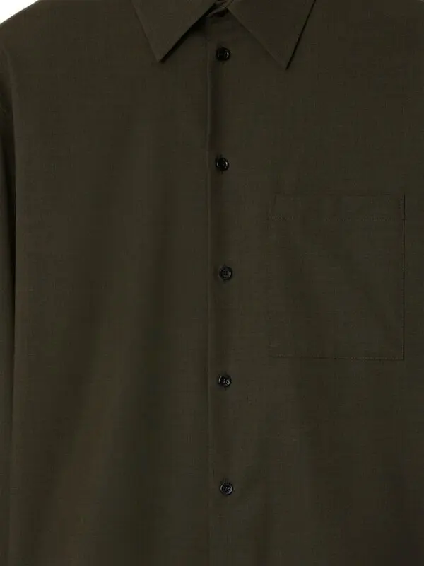 Burberry Button-up Wool Shirt