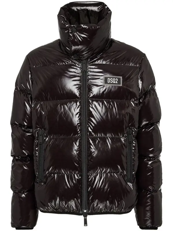 Dsquared2 Logo-patch Padded Jacket - Black