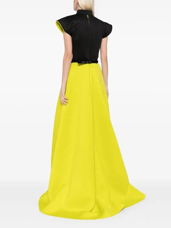 SAIID KOBEISY Neoprene Gown - Yellow
