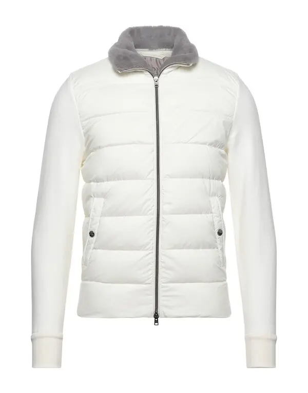 Herno Puffer Ivory Size Cotton, Cashmere, Polyamide, Polyurethane, Elastane