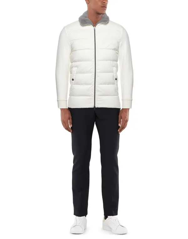 Herno Puffer Ivory Size Cotton, Cashmere, Polyamide, Polyurethane, Elastane