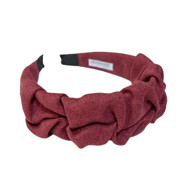 HEADBANDS OF HOPE Traditional Textured Headband - Red