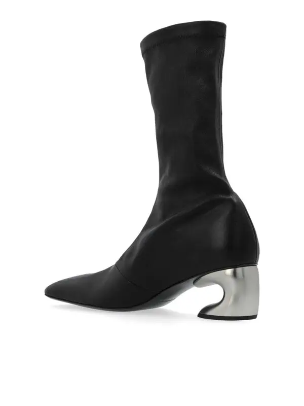 JIL SANDER 60mm Contrast-heel Ankle Boots