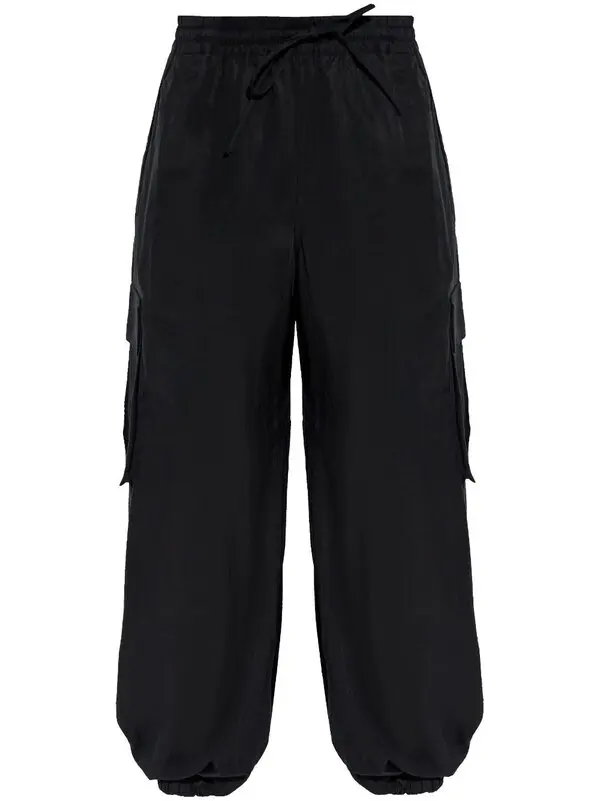 Y3 Elasticated Waist Cargo Trousers
