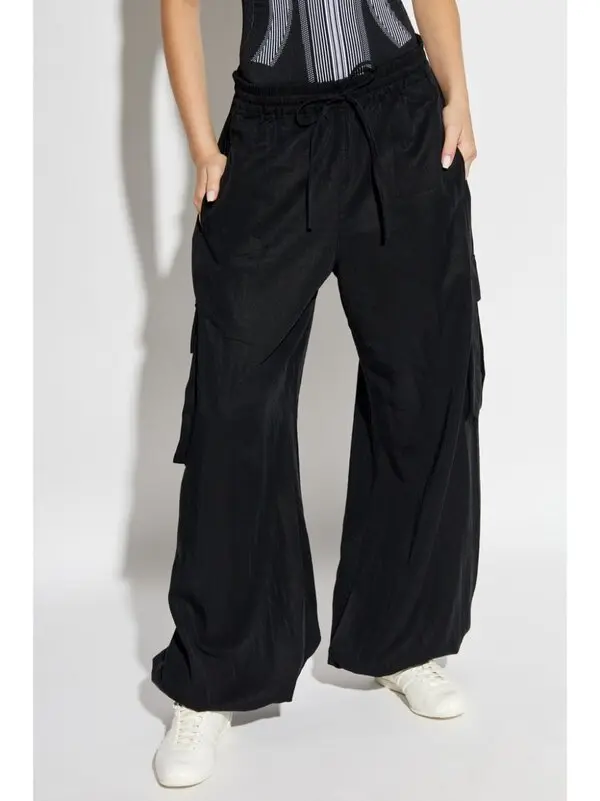 Y3 Elasticated Waist Cargo Trousers