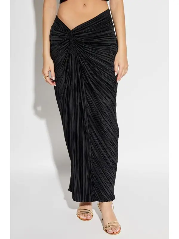 Cult Gaia Sonoma Draped Skirt - Black