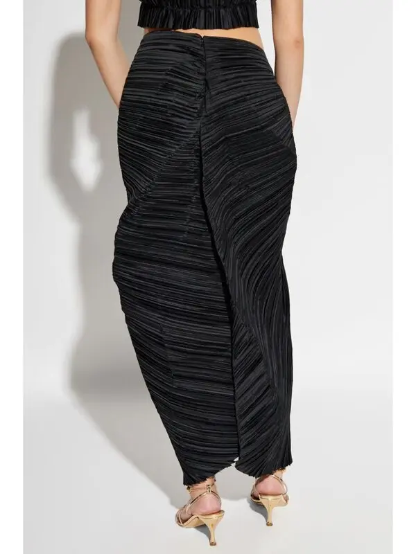 Cult Gaia Sonoma Draped Skirt - Black