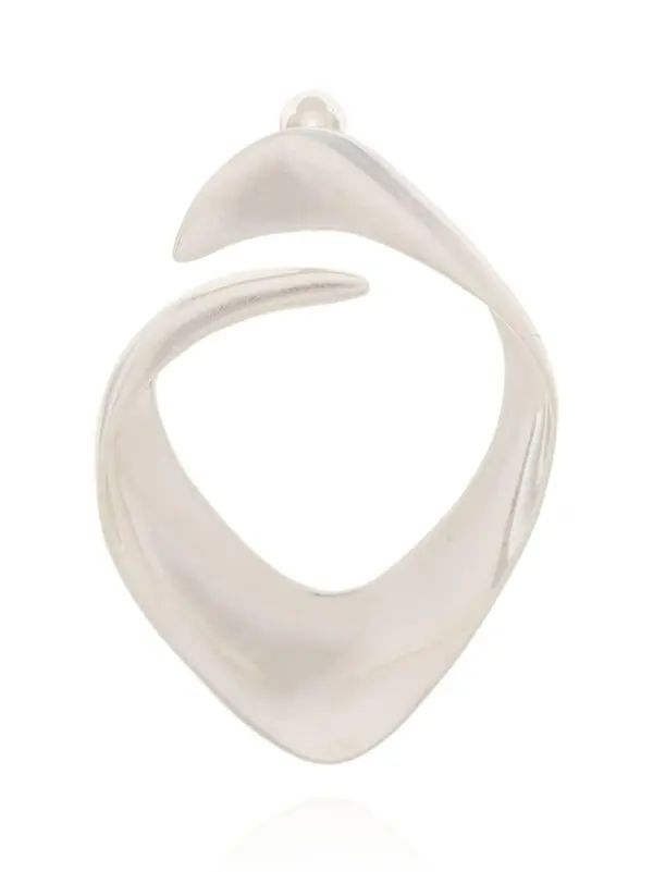 Cult Gaia Lola Brass Clip-on Earrings - Silver