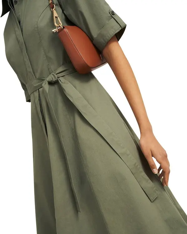 HOBBS LONDON Riley Shirtdress - Sage Green