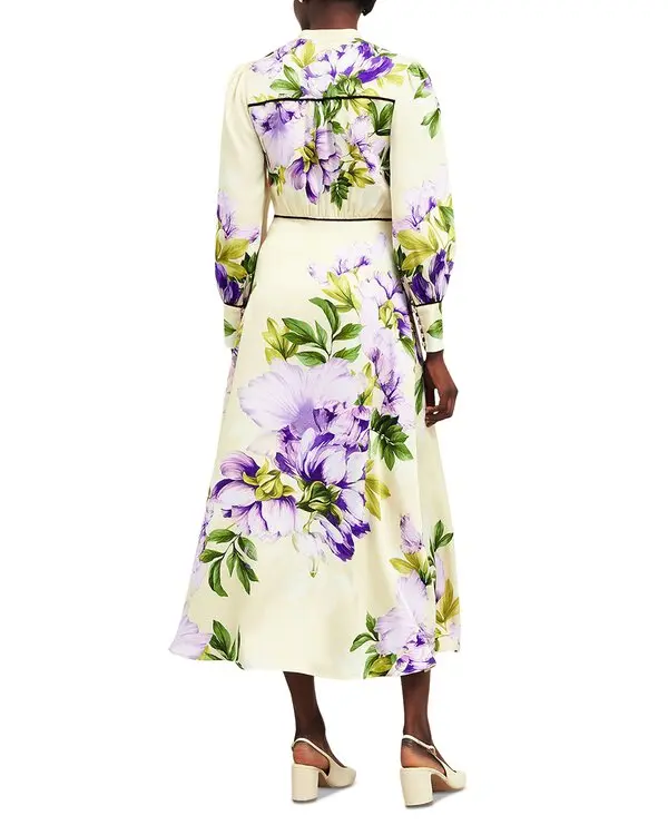 HOBBS LONDON Hidcote Floral Print Midi Dress