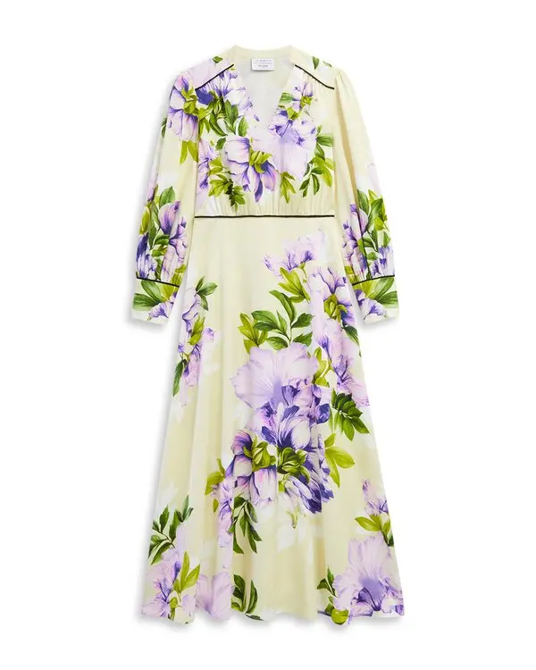 HOBBS LONDON Hidcote Floral Print Midi Dress