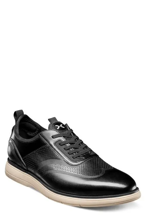 STACY ADAMS Edgewood Wingtip Sneaker - Black