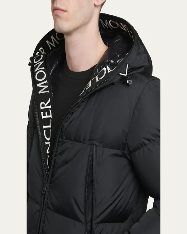 Moncler Montcla Short Down Jacket - Black | Editorialist