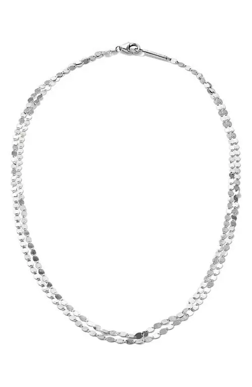 Lana Jewelry Layered Choker Necklace - White Gold