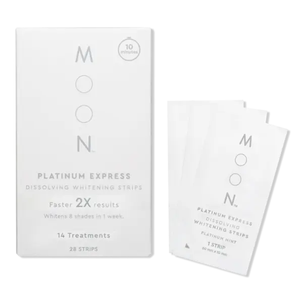 MOON Platinum Dissolving Whitening Strips - One-color