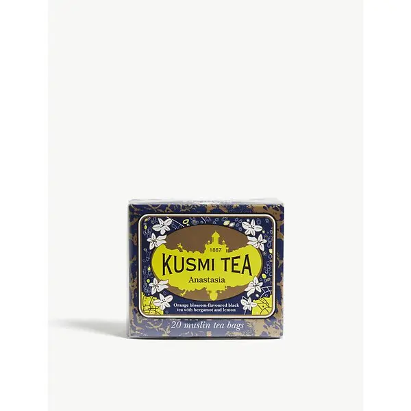 KUSMI TEA Anastasia Earl Grey, Lemon And Orange Blossom Tea Bags 40g - One-color