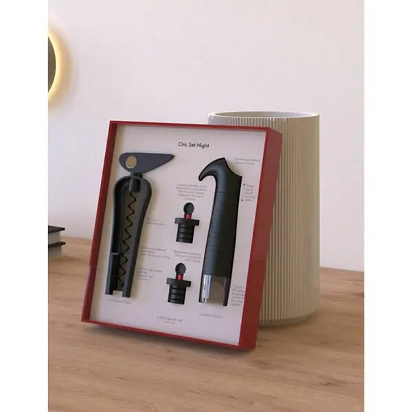 L'ATELIER DU VIN Chic Monsieur Bottle Opener Set