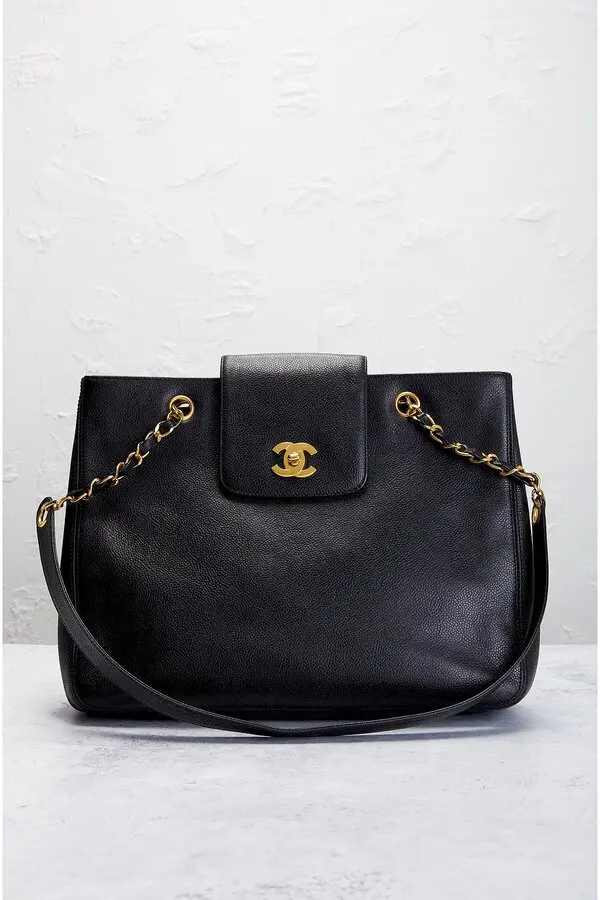 Chanel Xl Supermodel Tote Bag - Black | Editorialist