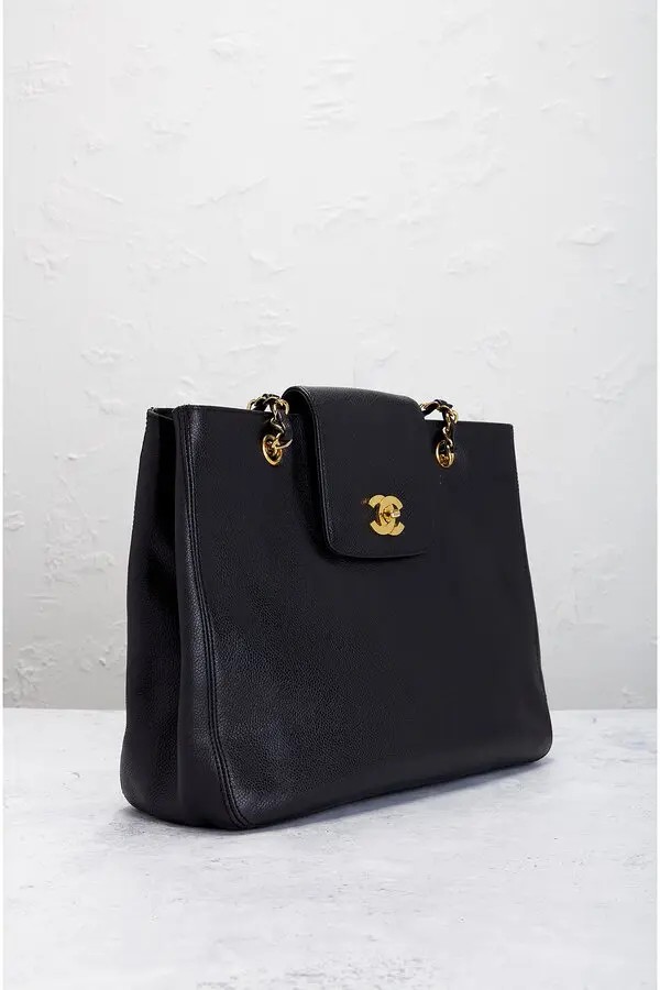 Chanel Xl Supermodel Tote Bag - Black | Editorialist