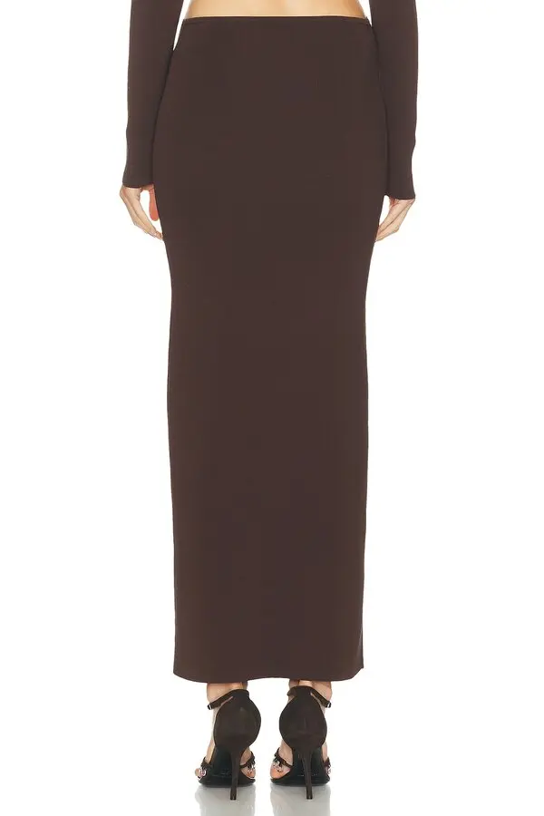 Christopher Esber Maparadita Midi Skirt - Espresso