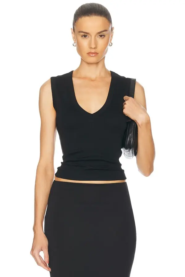 FLORE FLORE Dewi Tank Top - Black