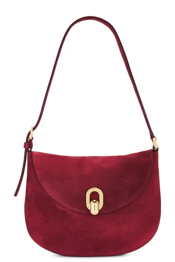 Savette The Small Tondo Hobo Bag - Wine