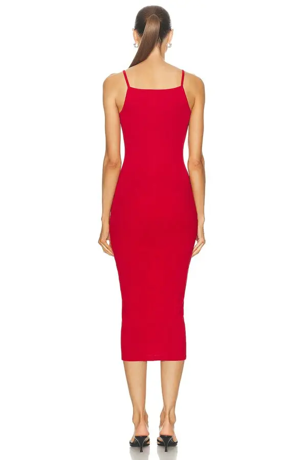 FLORE FLORE Bibi Midi Dress - Red