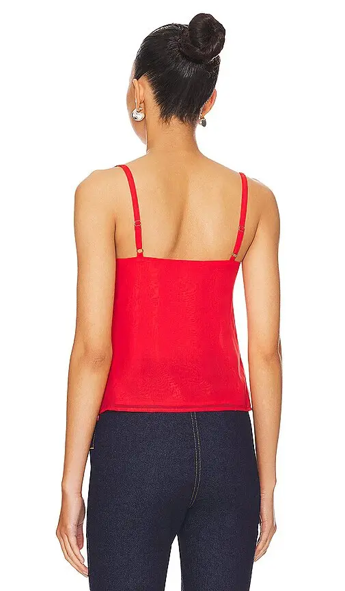 MORE TO COME Tamora Top With Front Bow Embellishment