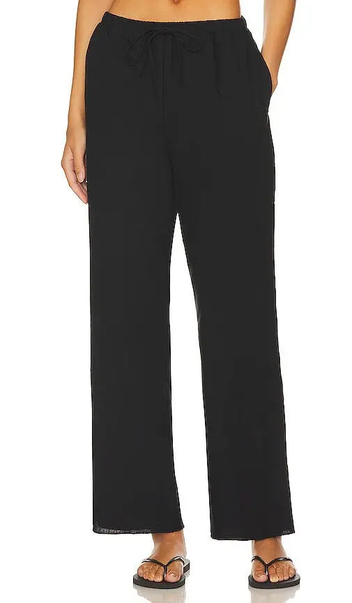 SNDYS. Linen Relaxed Fit Pants