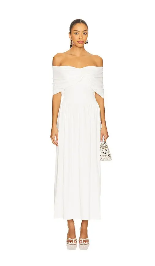 SNDYS Madrid Maxi Dress - White
