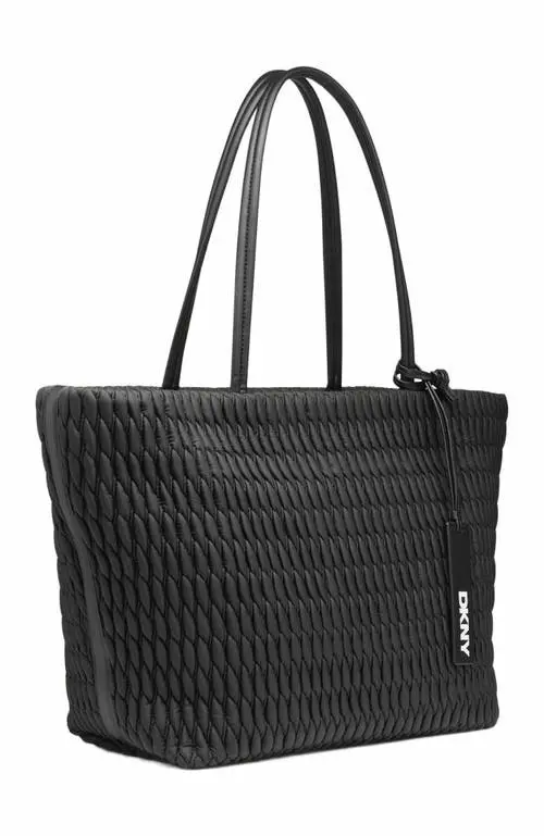 Dkny Mack Large Tote Bag - Black/black