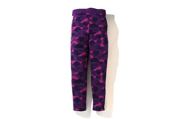 A BATHING APE Camo Logo Tape Sweatpants