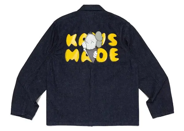 HUMAN MADE X Kaws Made Denim Coverall Jacket
