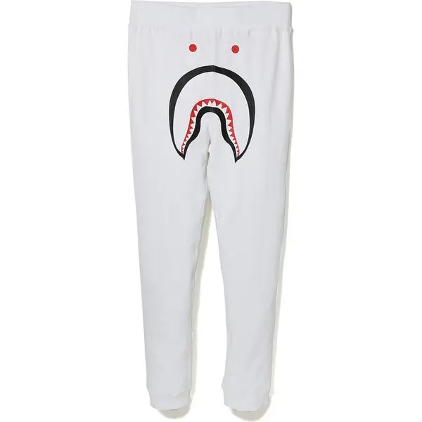 A BATHING APE Shark Slim Sweat Pants - White